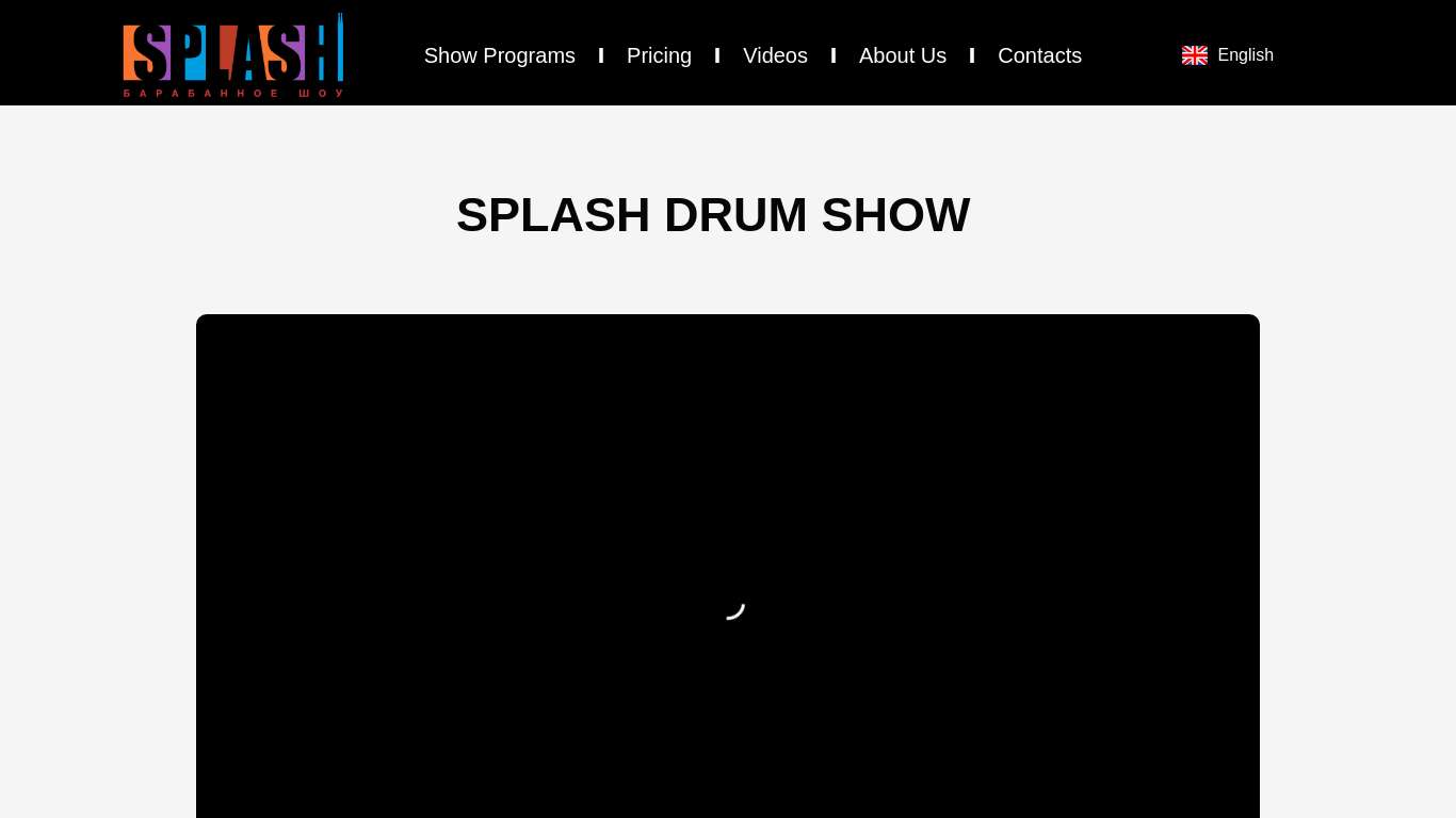 SPLASH drum show - Official website